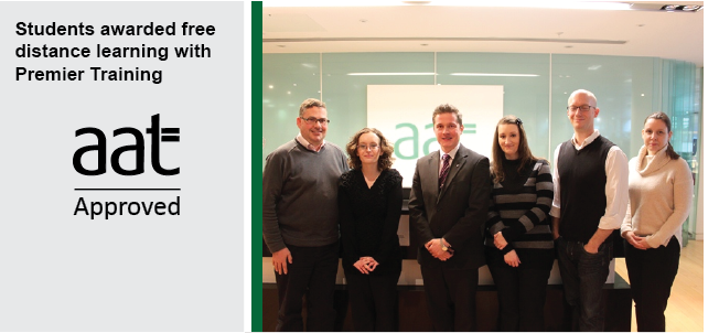 Students awarded free AAT distance learning with Premier Training ...