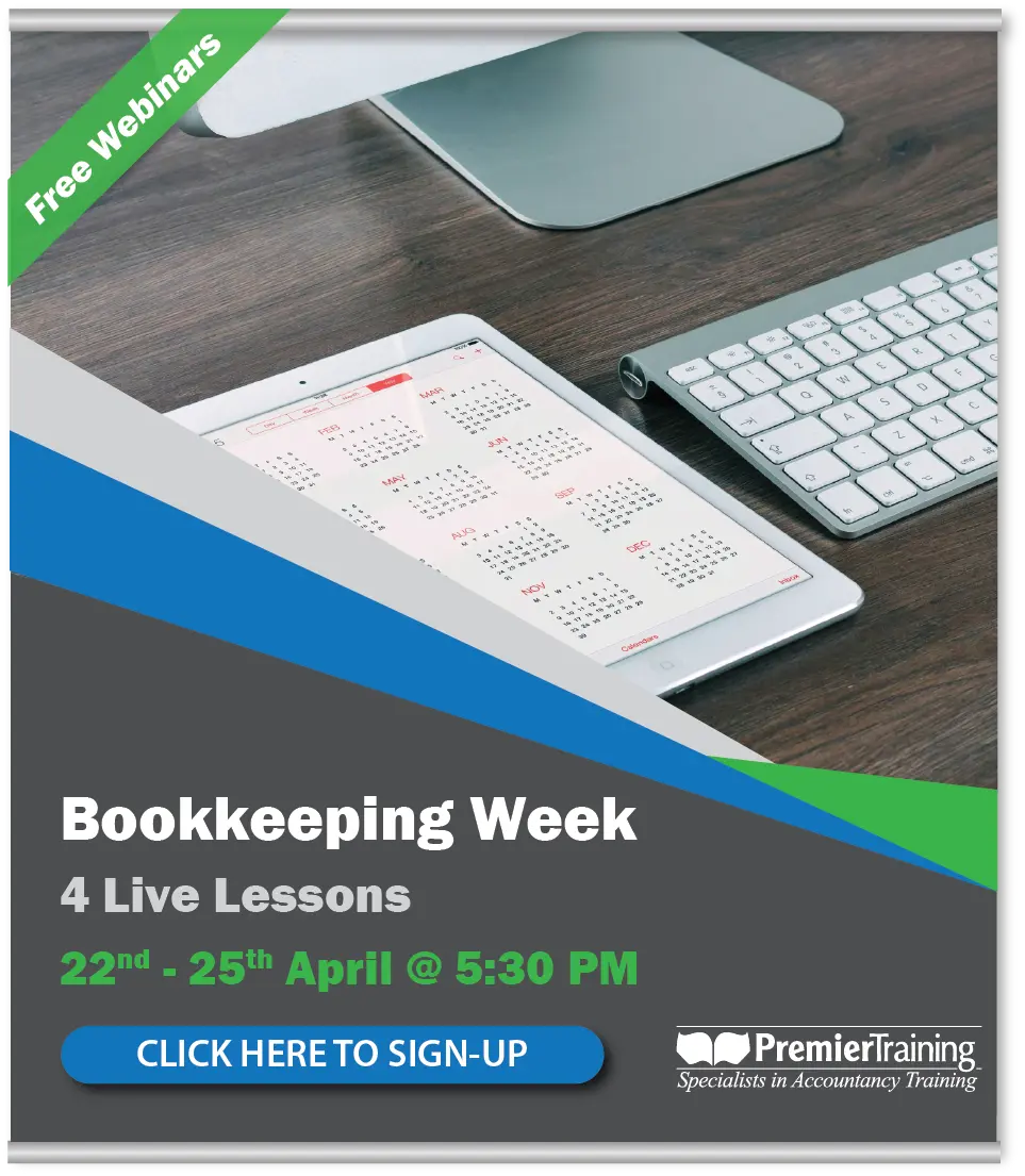 Live Lessons: Bookkeeping Week - Premier Training